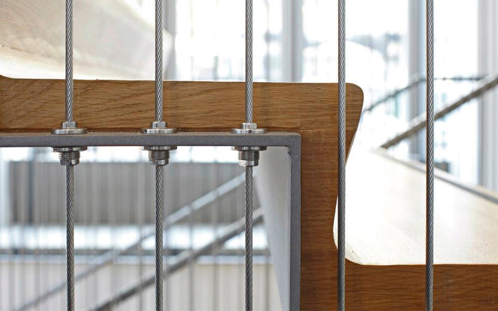 Cable Railing in NY Museum of Art and Design from Jakob