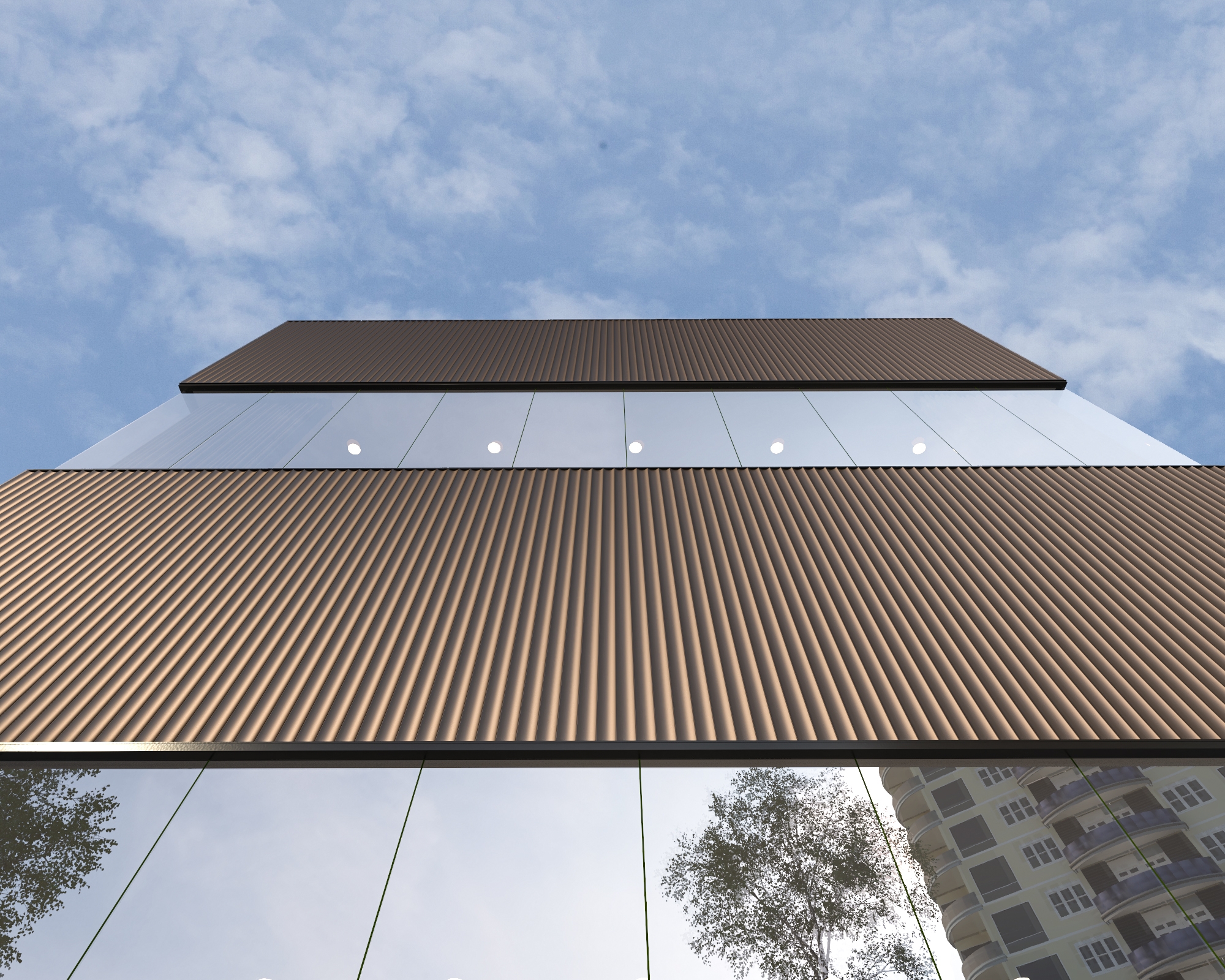 Aluminium Click-on Cladding from Sculptform