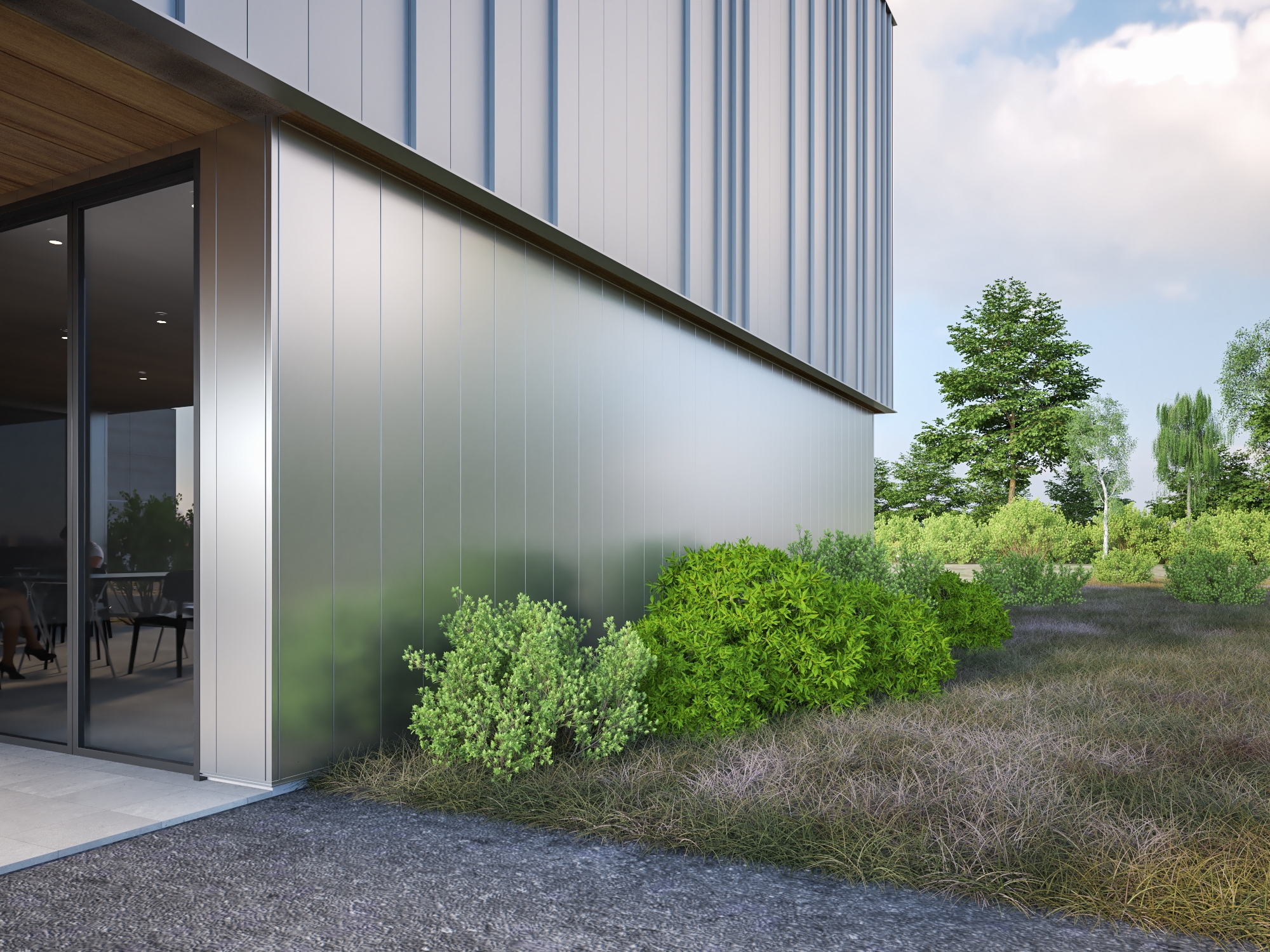 Aluminium Click-on Cladding from Sculptform