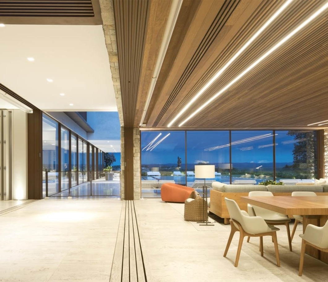 Glass Sliding System in Private Home - Brazil from Hyline