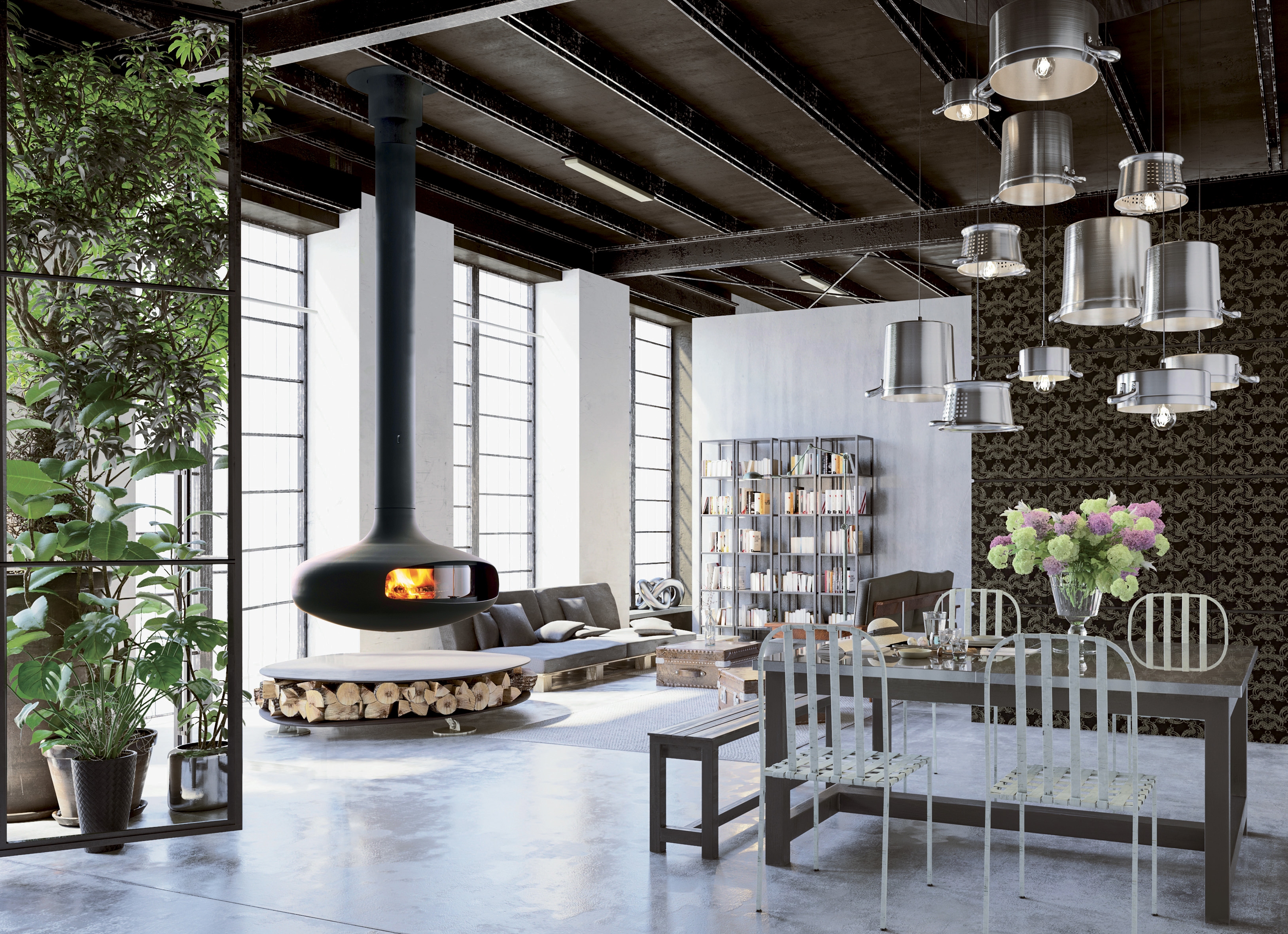 Fireplaces - Domofocus Glazed from Focus