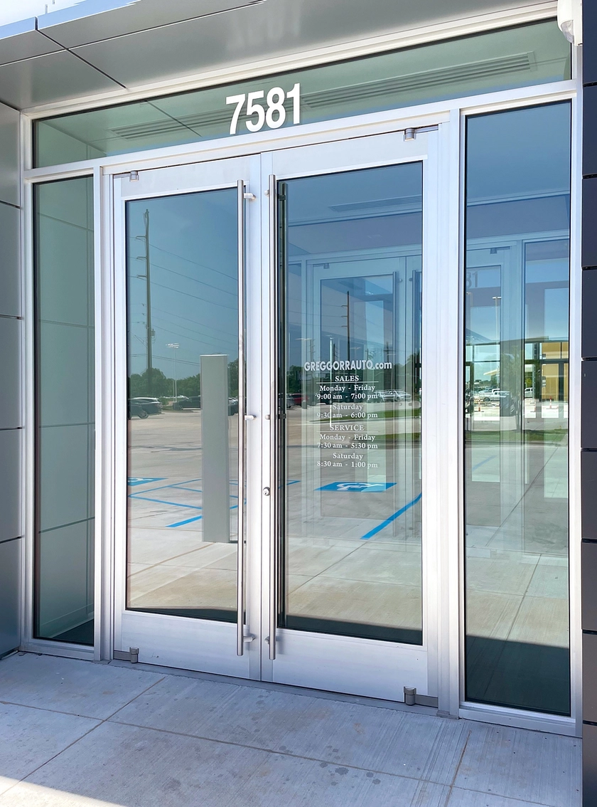 Bronze Storefront Doors DAWSON Custom Architectural Doors And