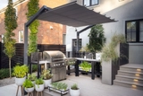 Retractable Canopies on a Rooftop Terrace from ShadeFX