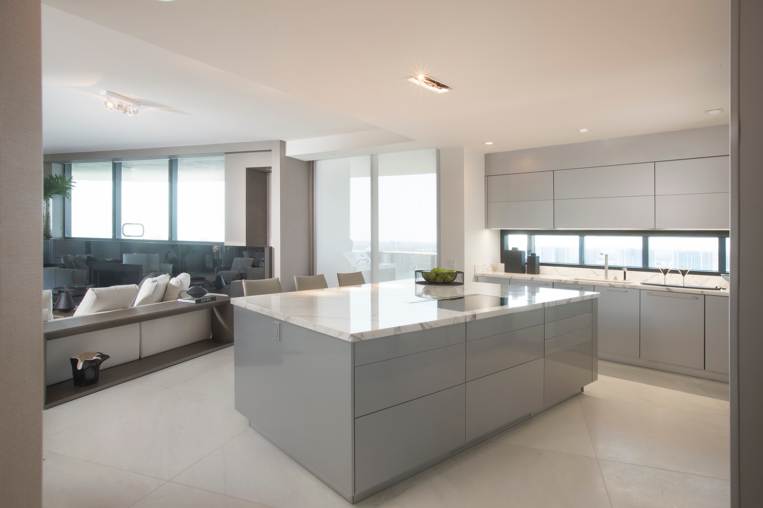 Kitchens in Porsche Design Tower from Poggenpohl