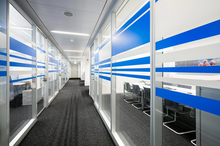 Wall Partition System in Laboratory Building from feco