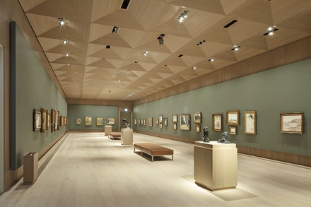 Solid Oak Wood Floor in Ordrupgaard Museum from Dinesen