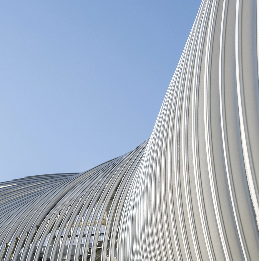 Standing Seam Facade System from Kalzip
