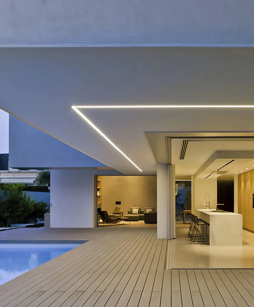 Wet Area Recessed Linear LED Light from Alcon Lighting®