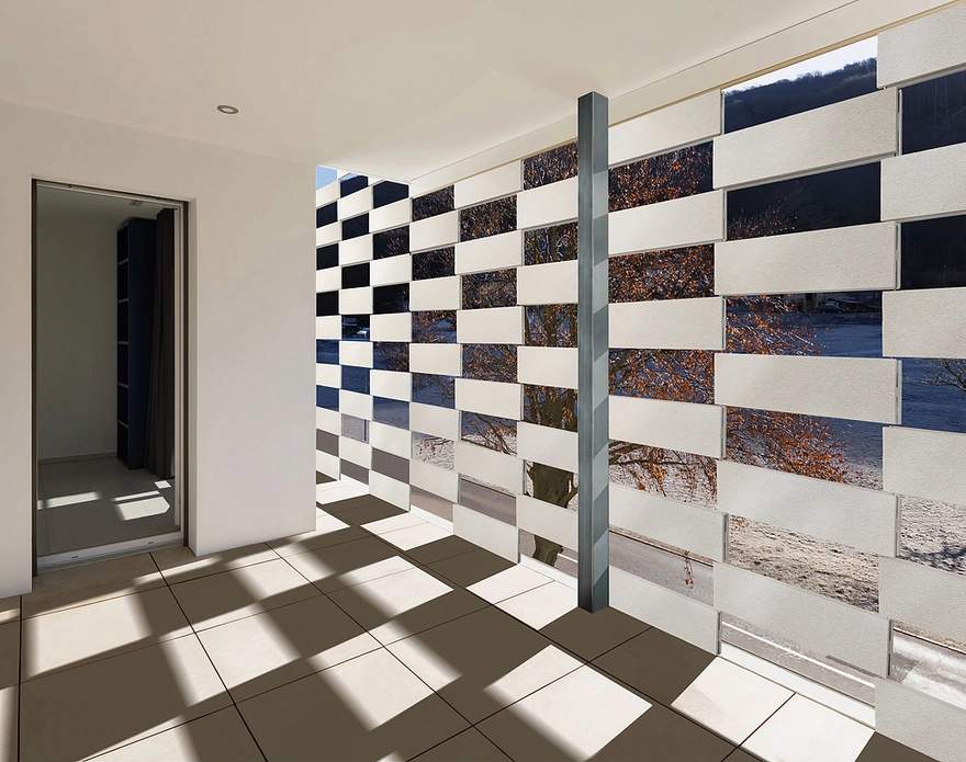 Ceramic Tiles for Brick Grid Facades | SERATON® from MOEDING