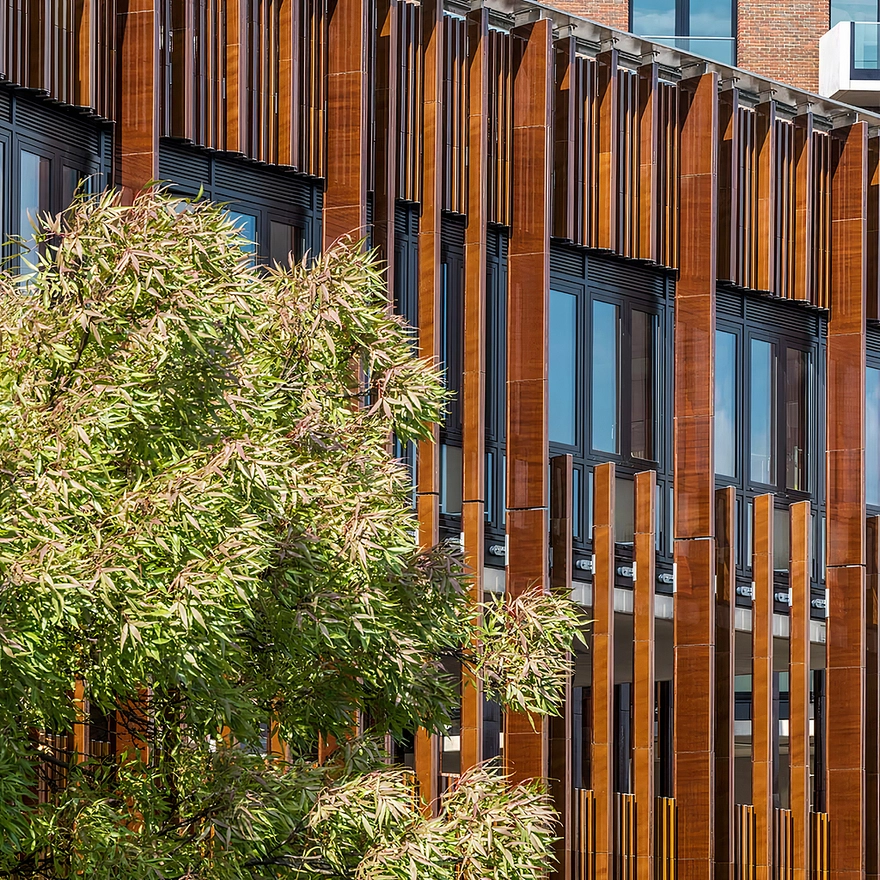 Glazed Tiles on Facade of Building at Camden Lock | BAGUETTE from MOEDING