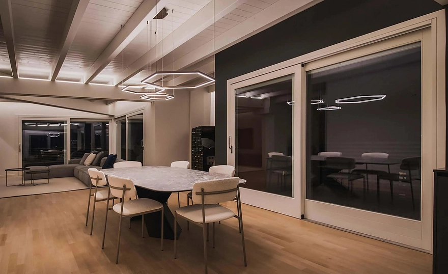 Suspension Lamps in Penthouse from OLEV