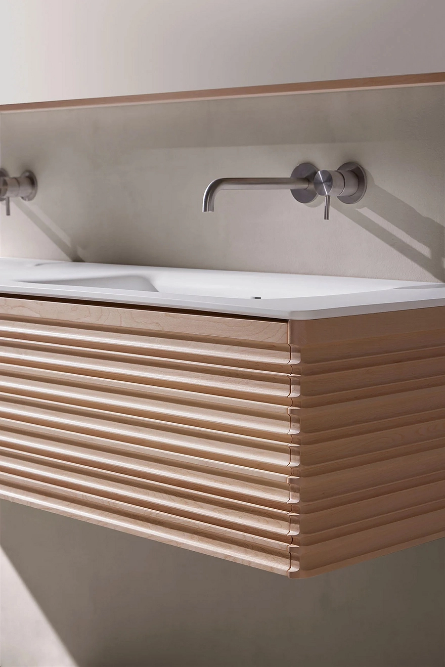 Curved Drawer Systems - Solid Wood from Naxani