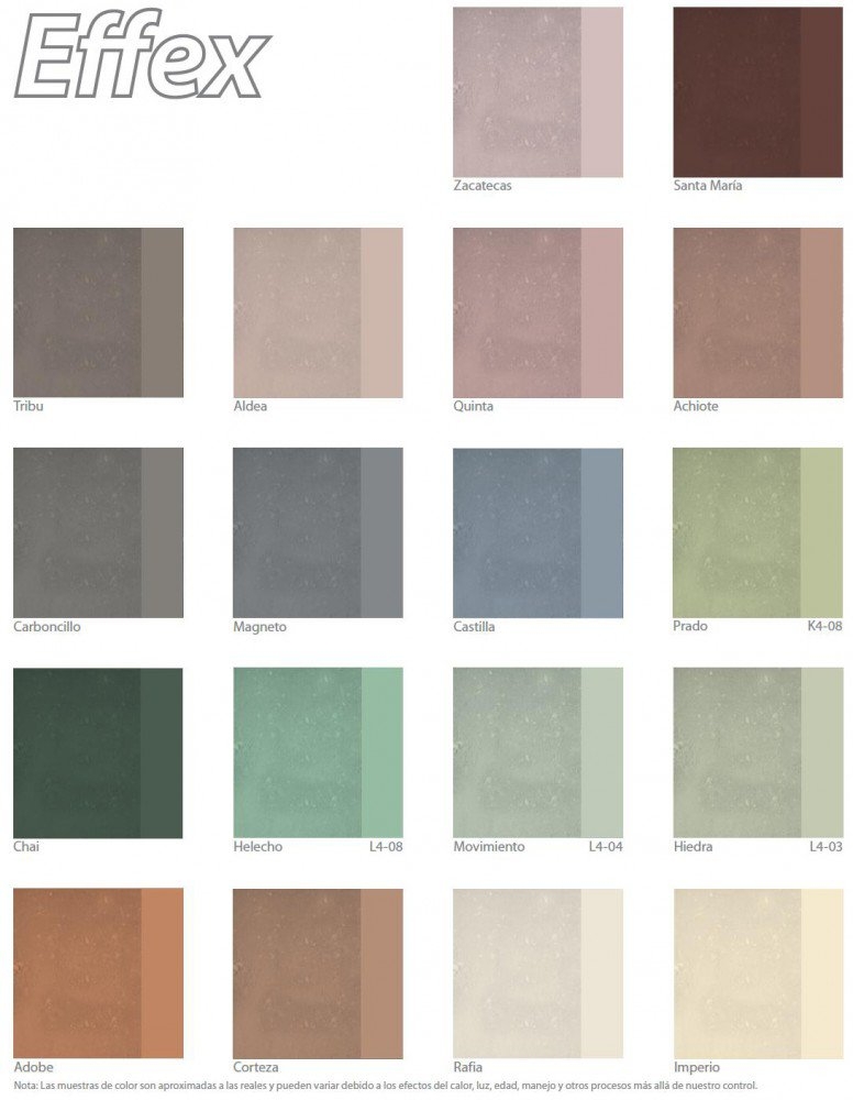 Pinturas Acrílicas Effex Piedra de Comex